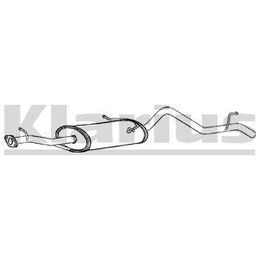 VEGAZ Endschalld&auml;mpfer fs610 f&uuml;r Ford