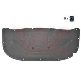 Van Wezel Motorraumd&auml;mmung 0315460 Motorhaube f&uuml;r Audi