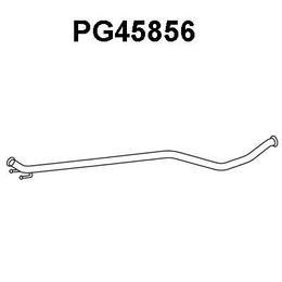 VEGAZ Abgasrohr pgr283 mitte f&uuml;r CITRO&Euml;N/PEUGEOT