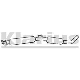VEGAZ Mittelschalld&auml;mpfer rs437 f&uuml;r RENAULT