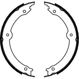 TRISCAN Bremsbackensatz, Feststellbremse 810013046 f&uuml;r LEXUS