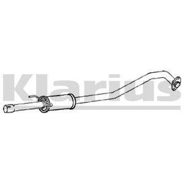 VEGAZ Mittelschalld&auml;mpfer ts334 f&uuml;r TOYOTA