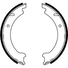 TRISCAN Bremsbackensatz, Feststellbremse 810027506 f&uuml;r Volvo