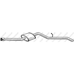 VEGAZ Endschalld&auml;mpfer fs653 f&uuml;r Ford