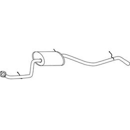 VEGAZ Endschalld&auml;mpfer ts363 f&uuml;r TOYOTA