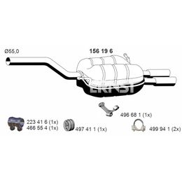 Ernst Endschalld&auml;mpfer 156196 f&uuml;r VAG