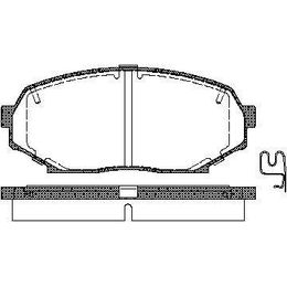 TRISCAN Bremsbelagsatz, Scheibenbremse 811050016 f&uuml;r MAZDA