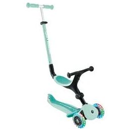 Tretroller Globber "GO-UP ACTIVE LIGHTS mit Leuchtrollen", mint, Roller, KinderB:28cm L:67cm, Dreirad, Laufrad und Scooter, B:28cm L:67cm