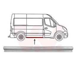 Van Wezel Einstiegblech 3396110 Schiebet&uuml;r