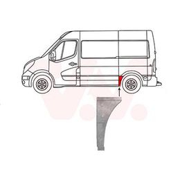 Van Wezel Seitenwand 3799141 vor der Achse