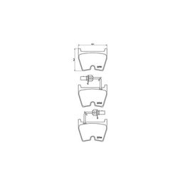 MAGNETI MARELLI Bremsbelagsatz, Scheibenbremse 363700485078 f&uuml;r VW Audi