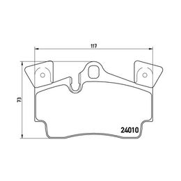 MAGNETI MARELLI Bremsbelagsatz, Scheibenbremse 363700485088 f&uuml;r VW SATURN Porsche