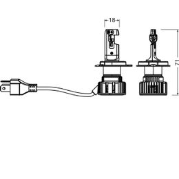 Osram Gl&uuml;hlampe, Hauptscheinwerfer 64193dwnbst2hb