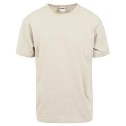 T-Shirt Urban Classics "Urban Classics Herren Oversized Tee", Damen, Gr. M, sand, 100% Baumwolle, unifarben, oversize, Rundhals, Shirts T-Shirt