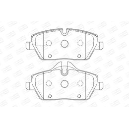Champion Bremsbelagsatz, Scheibenbremse 573137ch f&uuml;r BMW