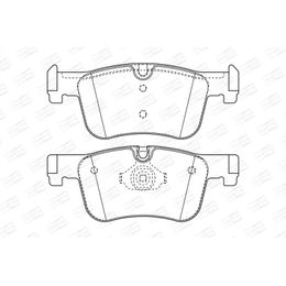 Champion Bremsbelagsatz, Scheibenbremse 573419ch f&uuml;r BMW