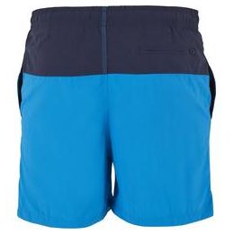 Badeshorts Urban Classics "Urban Classics Herren Block Swim Shorts", Gr. XXL, US-Gr&ouml;&szlig;en, nvy, tur, 100% Polyamid, Badehosen Badeshorts