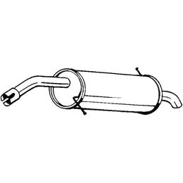 VEGAZ Endschalld&auml;mpfer fs681 f&uuml;r Ford