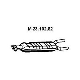 VEGAZ Mittelschalld&auml;mpfer ms427 mitte f&uuml;r Mercedes