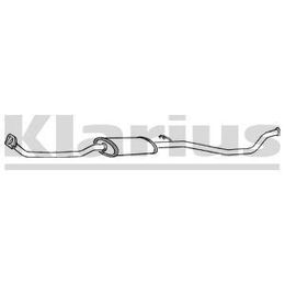 VEGAZ Mittelschalld&auml;mpfer pgs305 f&uuml;r Citro&euml;n/Peugeot