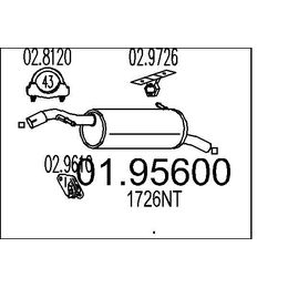 MTS MARKENTECHNIKSERVICEGMBH & CO. KG MTS Endschalld&auml;mpfer 0195600 f&uuml;r Citro&euml;n