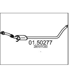 MTS MARKENTECHNIKSERVICEGMBH & CO. KG MTS Mittelschalld&auml;mpfer 0150277 f&uuml;r KIA