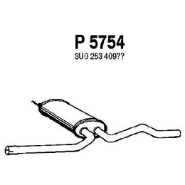VEGAZ Mittelschalld&auml;mpfer sks56 mitte f&uuml;r Skoda