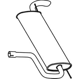 VEGAZ Endschalld&auml;mpfer fs707 f&uuml;r Ford