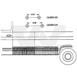 Van Wezel Seitenwand 305142 hinten rechts