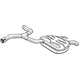 BOSAL Endschalld&auml;mpfer 235195 f&uuml;r Volvo