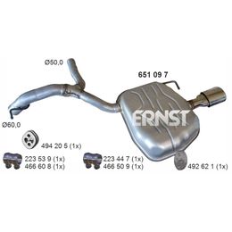 Ernst Endschalld&auml;mpfer 651097 links f&uuml;r Volvo