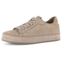 Sneaker Gabor "Sneaker low", Herren, Gr. 42, beige, Schuhe Sneaker