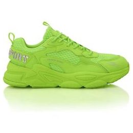 Sneaker Plein Sport "Track King", Damen, Gr. 39, Normalschaft, 29, gelbfluo, Schuhe Sneaker