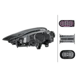 Hella Hauptscheinwerfer 1ex014690081 LED rechts f&uuml;r Porsche