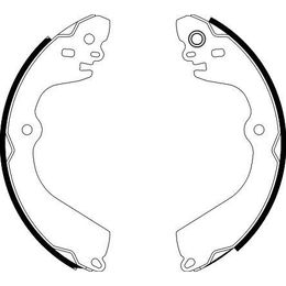Hella Bremsbackensatz 8db355022111 f&uuml;r NISSAN INFINITI AMC
