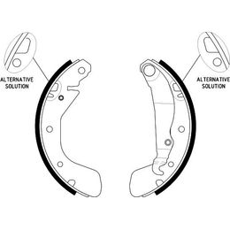 Hella Bremsbackensatz 8db355002471 f&uuml;r HOLDEN