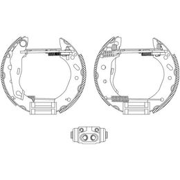 Hella Bremsbackensatz 8db355004441 f&uuml;r Ford MITSUBISHI MAZDA