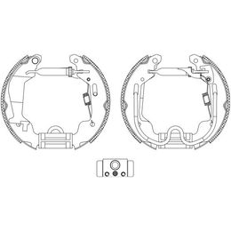 Hella Bremsbackensatz 8db355004781 f&uuml;r Vaughall Opel Suzuki