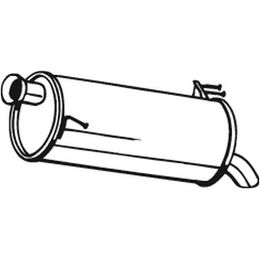BOSAL Endschalld&auml;mpfer 165037 f&uuml;r HYUNDAI