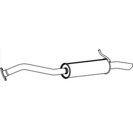 VEGAZ Endschalld&auml;mpfer ts371 f&uuml;r TOYOTA