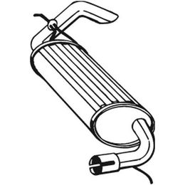 BOSAL Endschalld&auml;mpfer 211403 f&uuml;r LAND ROVER