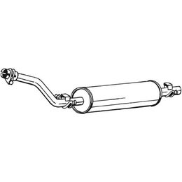 BOSAL Endschalld&auml;mpfer 175019 f&uuml;r Mercedes