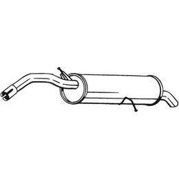 BOSAL Endschalld&auml;mpfer 135105 f&uuml;r Citro&euml;n