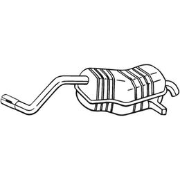 BOSAL Endschalld&auml;mpfer 200515 f&uuml;r RENAULT