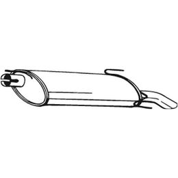 BOSAL Endschalld&auml;mpfer 185309 f&uuml;r Vaughall