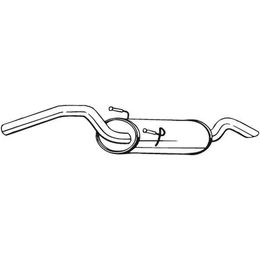 BOSAL Endschalld&auml;mpfer 148265 f&uuml;r Peugeot Citro&euml;n Fiat