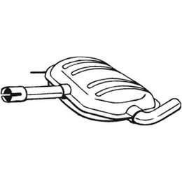 BOSAL Mittelschalld&auml;mpfer 233487 f&uuml;r VW