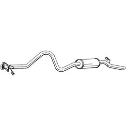 BOSAL Endschalld&auml;mpfer 283715 f&uuml;r LAND ROVER
