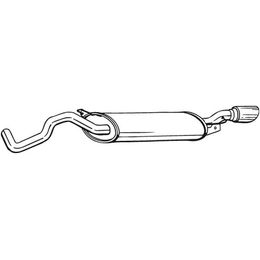 BOSAL Endschalld&auml;mpfer 281505 f&uuml;r Audi