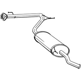 BOSAL Endschalld&auml;mpfer 281093 f&uuml;r Fiat Citro&euml;n